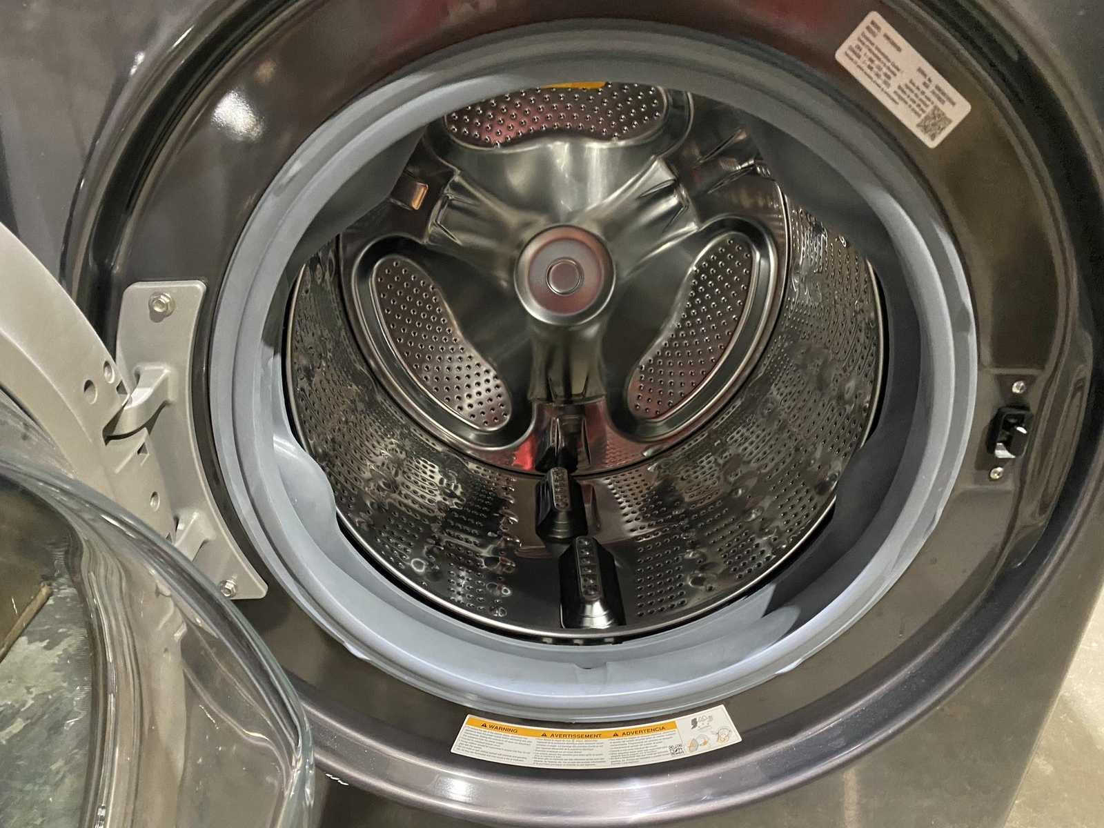 LG WM4200HBA 5.0 Cu. Ft. High Efficiency Stackable Smart Front-Load ...