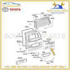 7513260080 Toyota Cover License RR 75132-60080 Genuine OEM Part for ...