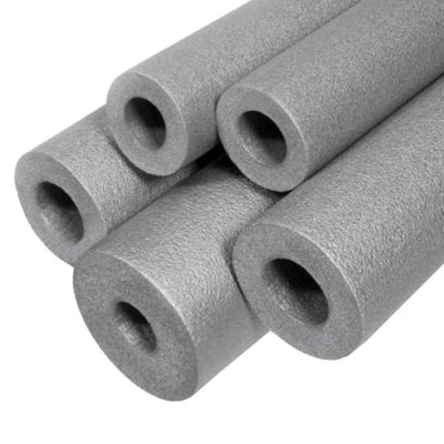 Grey Foam Pipe Insulation / Tube Lagging Wrap Roll Copper Pipe Lag ...