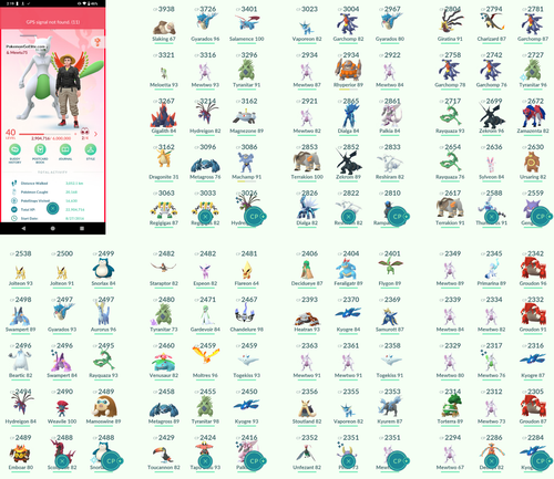 Pokémon Acc Go 🌶 Lv40 🌶️ 123 Shiny 🌶️ 133 Legendary 🌶️ Instant Delivery ...