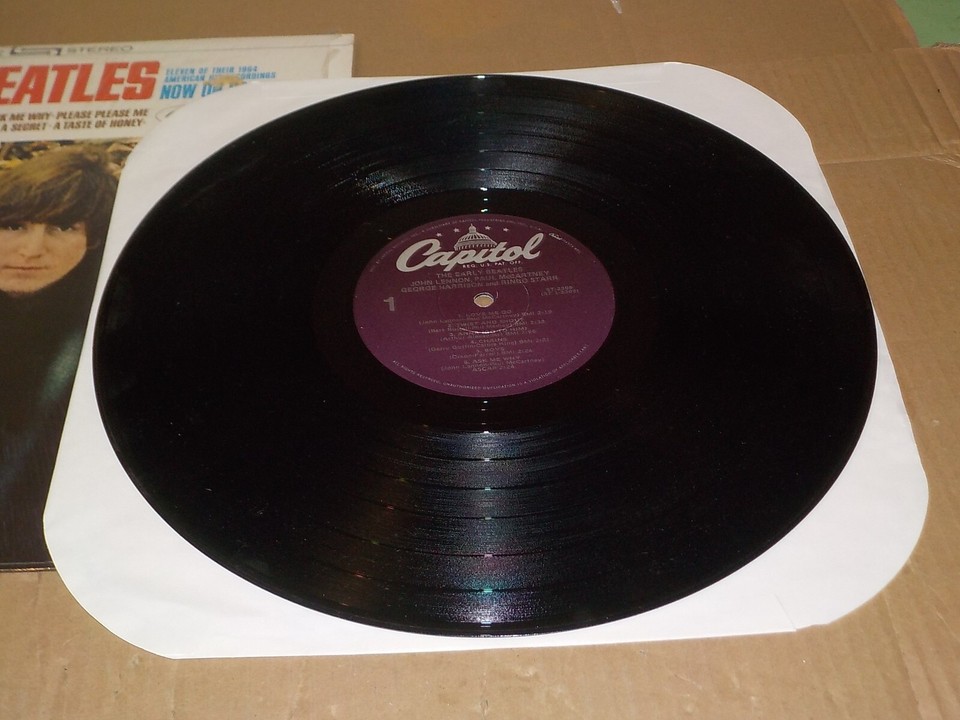 THE EARLY BEATLES Rare Vinyl 33 RPM Album LP Record VG++ in Shrink ...