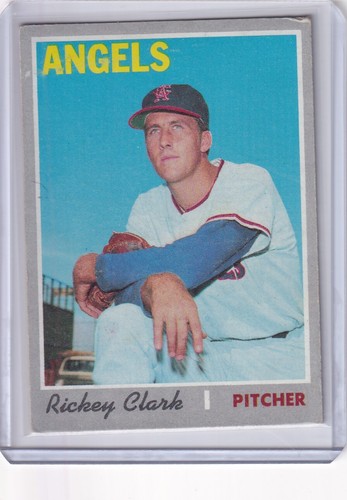 1970 Topps Baseball #586 Rickey Clark - California Angels RC | eBay