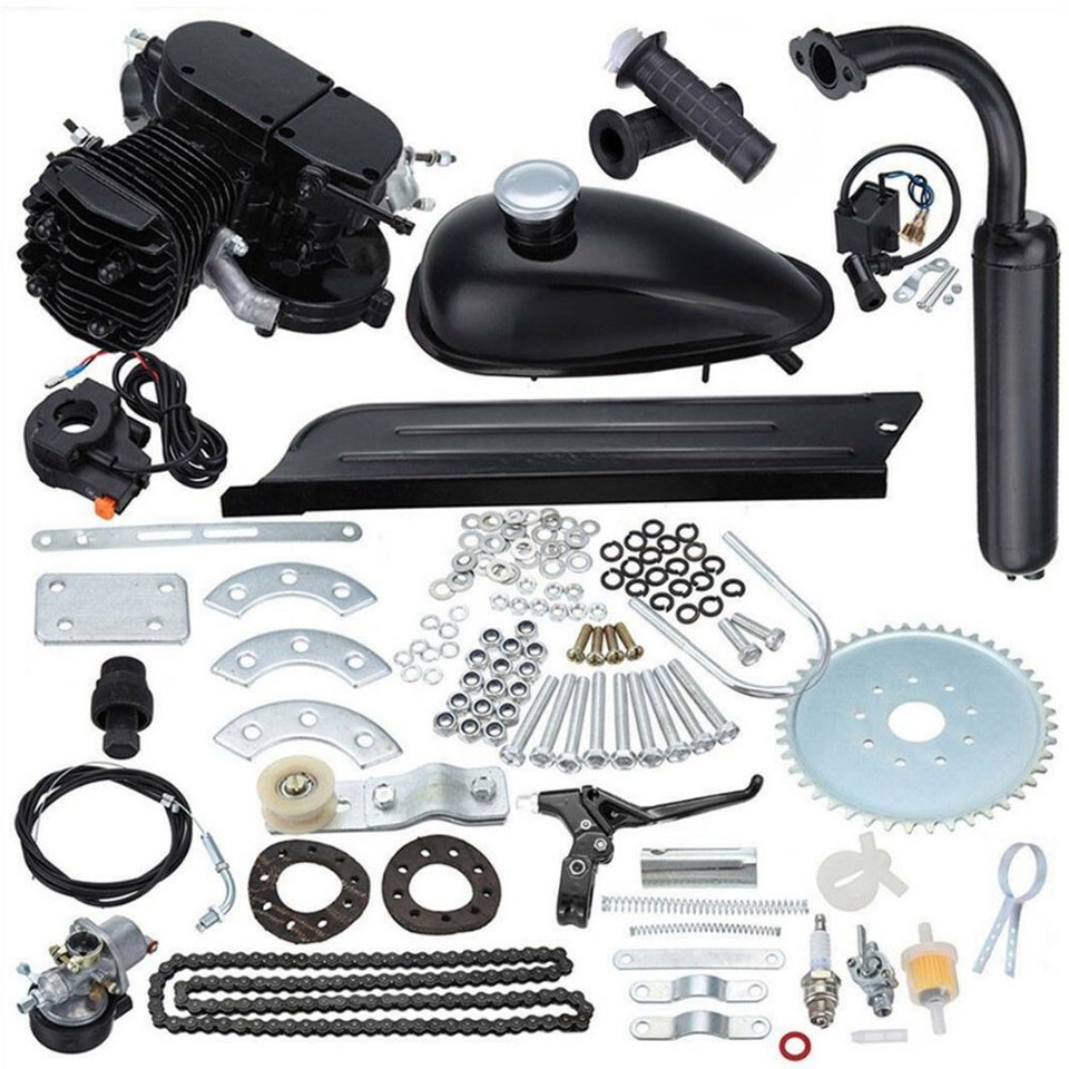 50cc 2 Stroke Bicycle Petrol Gas Motorized Engine Motor Kits for Cycle ...