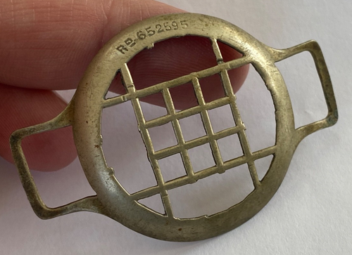 WW1 OFFICERS ORIGINAL TRENCH WRIST WATCH SHRAPNEL GUARD 37MM ...