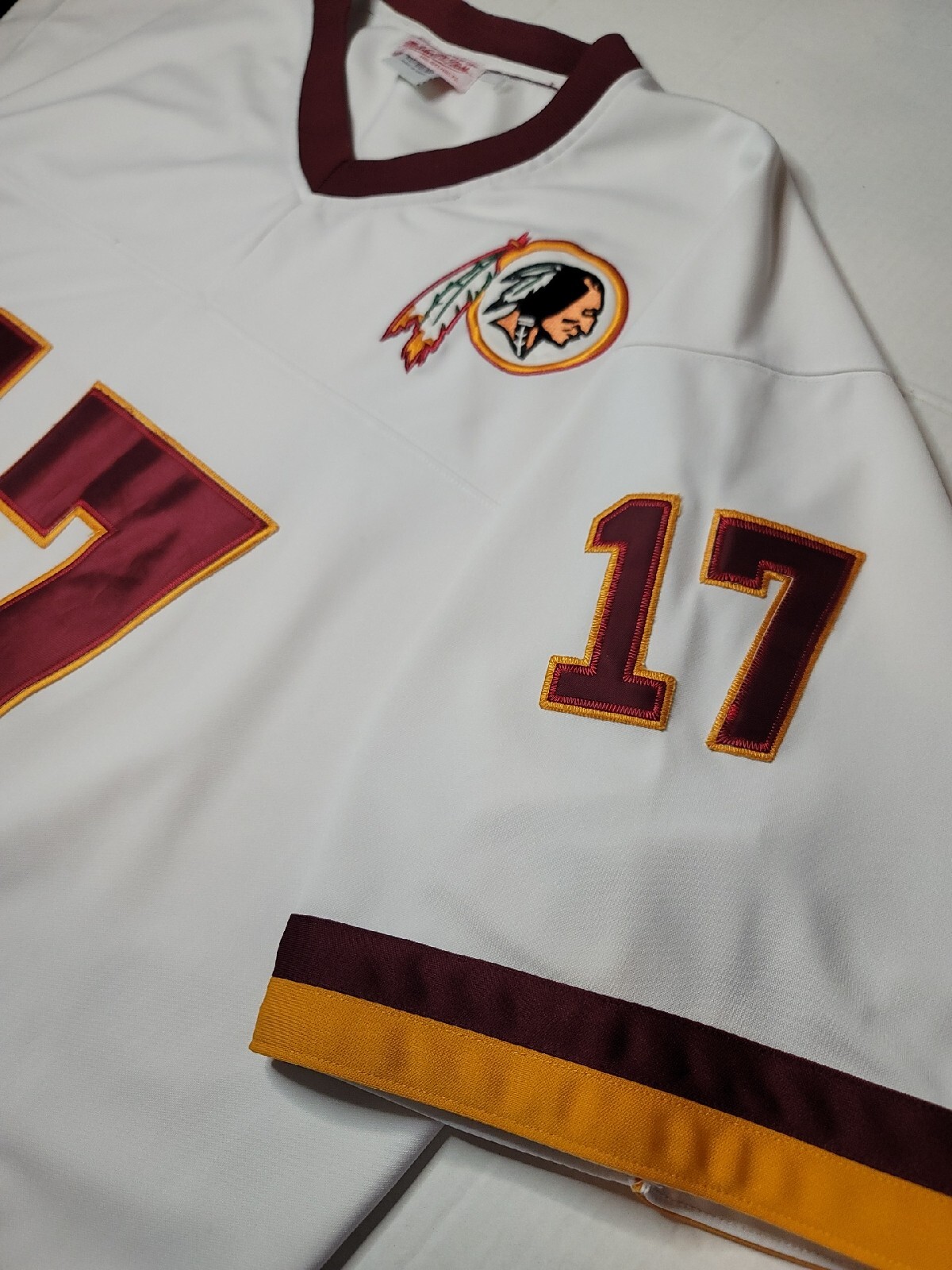 Mitchell & Ness Authentic Jersey Washington Redskins Logo Doug Williams ...