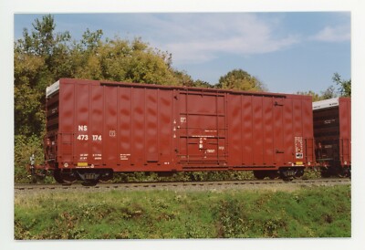 Norfolk Southern (NS) Boxcar #473174 ORIGINAL 4 x 6 Color Photo Print ...