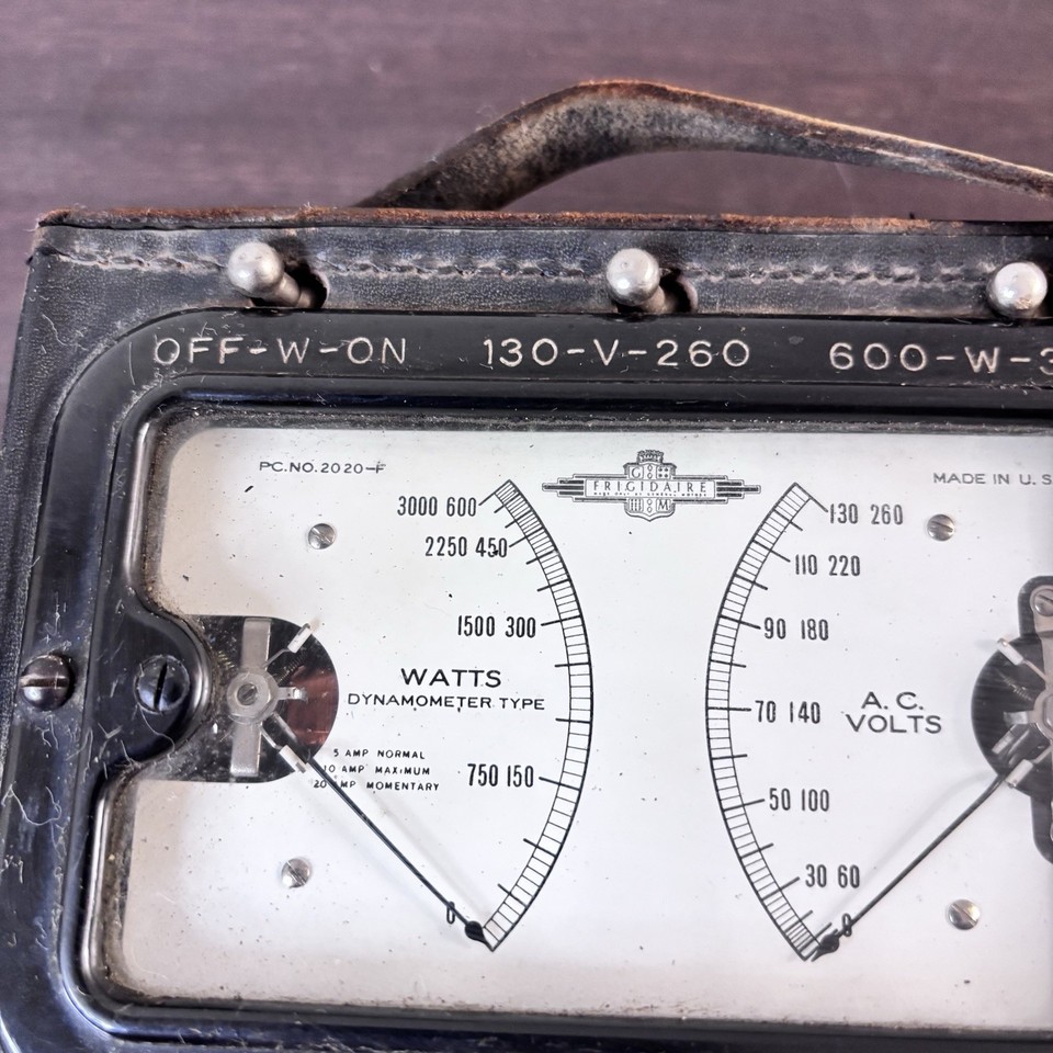 Frigidaire Watts & AC Volts Meter HAM RADIO CB - Tested & Working | eBay