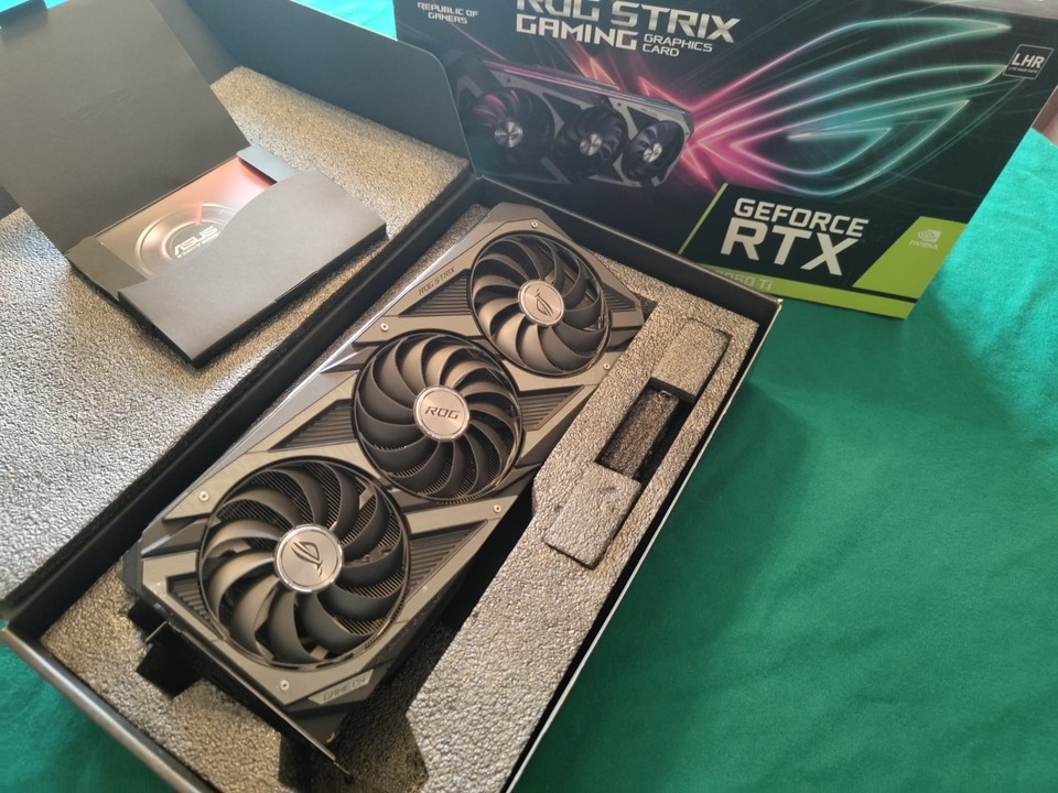 ASUS ROG Strix GeForce RTX 3060 Ti OC 8GB GDDR6 Graphics Card | Used | eBay