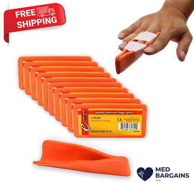 Ever Ready First Aid Padded Aluminum Finger Splints 4" x 2" | eBay