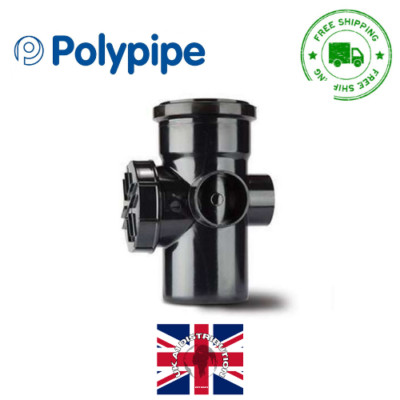 Polypipe 110mm Push Fit, Ring Seal Soil and Vent Pipe SA43B | eBay UK