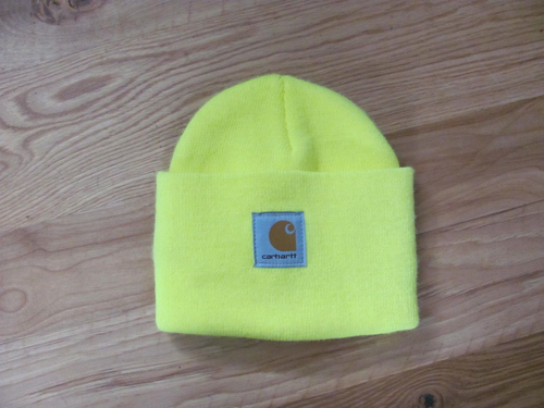 Carhartt A18 NEW Neon Yellow One Size Fits All Stocking Cap Hat (CH-KJ ...
