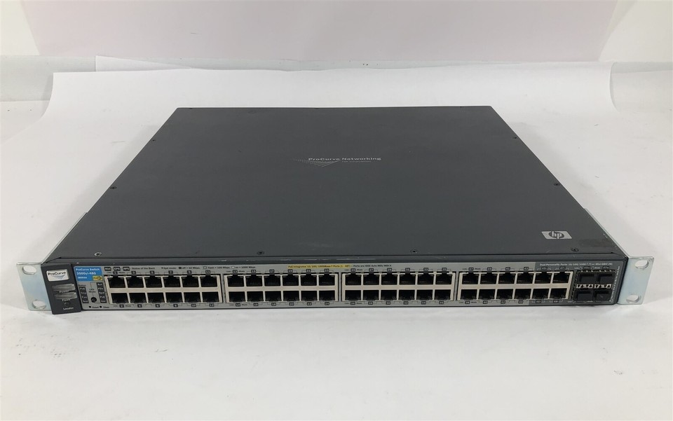 HP Procurve 3500YL-48G J8693A 48-Port PoE Gigabit Switch w/ Ears | eBay