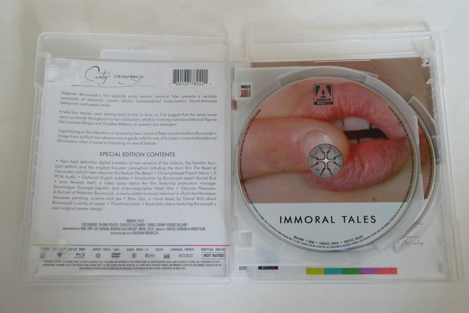 Immoral Tales (Region A Blu-ray & Region 1 DVD) Arrow (Borowczyk) | eBay UK