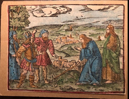 Folio Woodcut Single Leaf 1549 Luther Bible Illustrated Plague of Flies ...