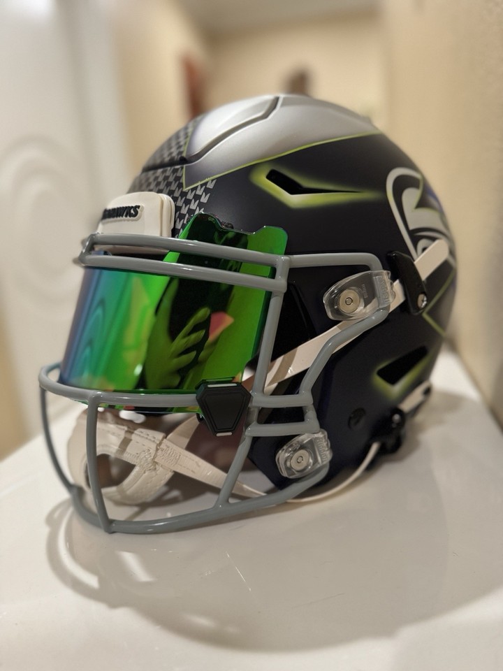 Super Bowl champ Sam Darnold Autographed Custom Full Size Speed Flex ...