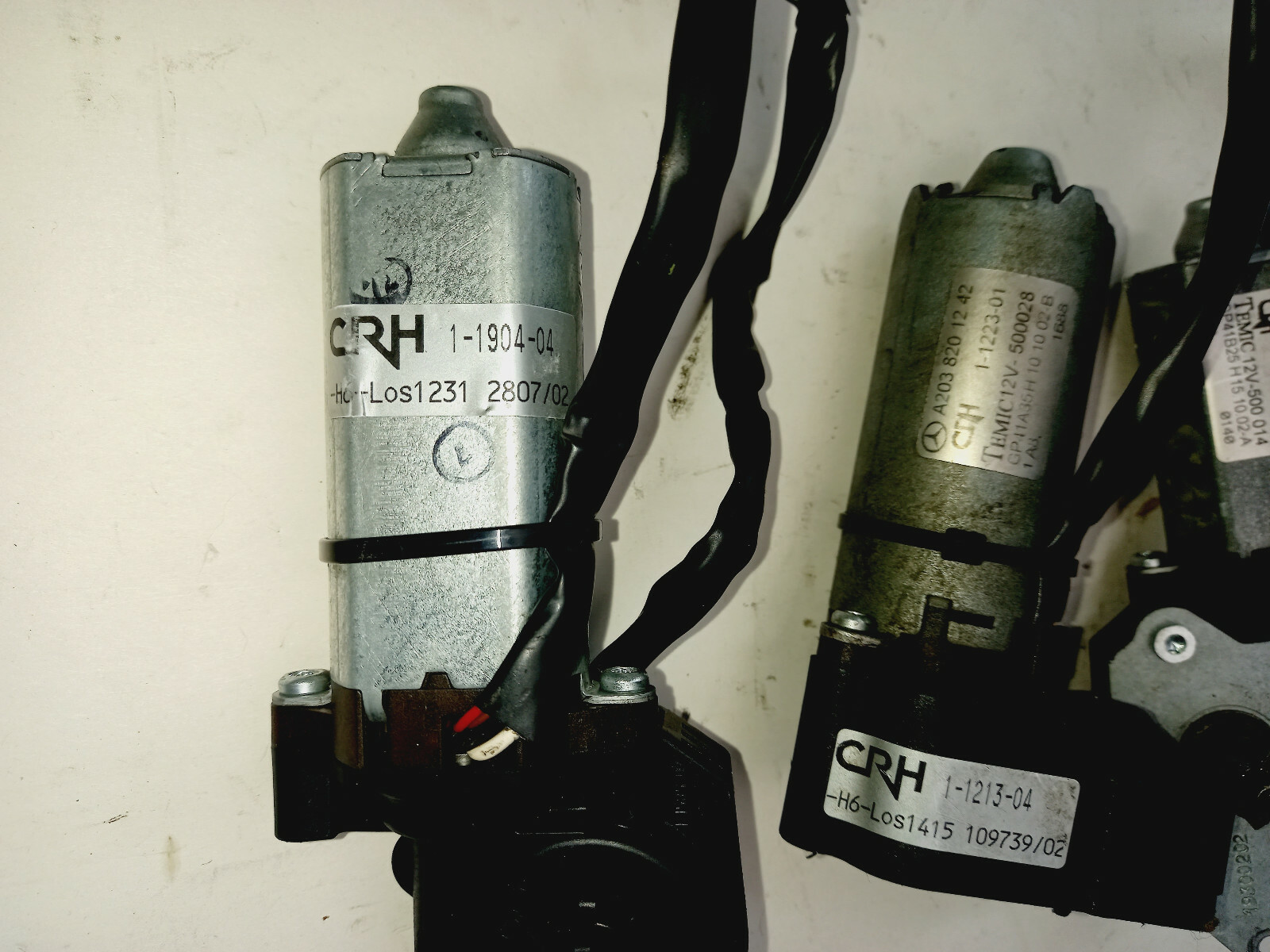 2003 MERCEDES E 320 W211 4 FRONT RIGHT LOWER SEAT MOTORS SET OF 3 ...