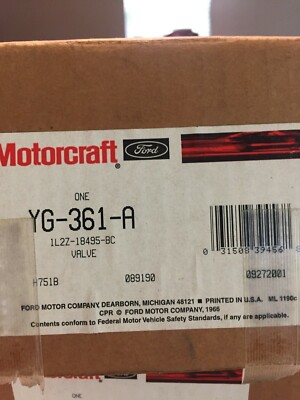 YG-361-A Motorcraft Valve | eBay