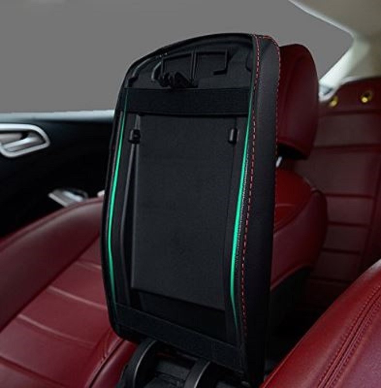 Fits DODGE DURANGO 2011 -2020 Black Microfiber Leather Center Console ...