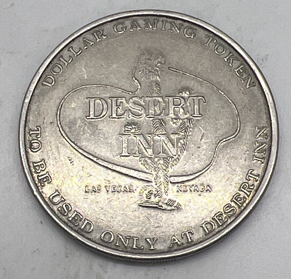 Desert Inn $1 Slot Gaming TOKEN Casino Chip Las Vegas Nevada Franklin ...