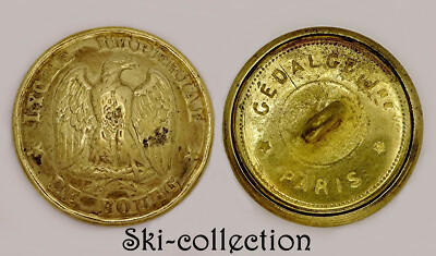 Button High School Imperial Bourg (1852-1870) Napoleon III ° .21 MM | eBay