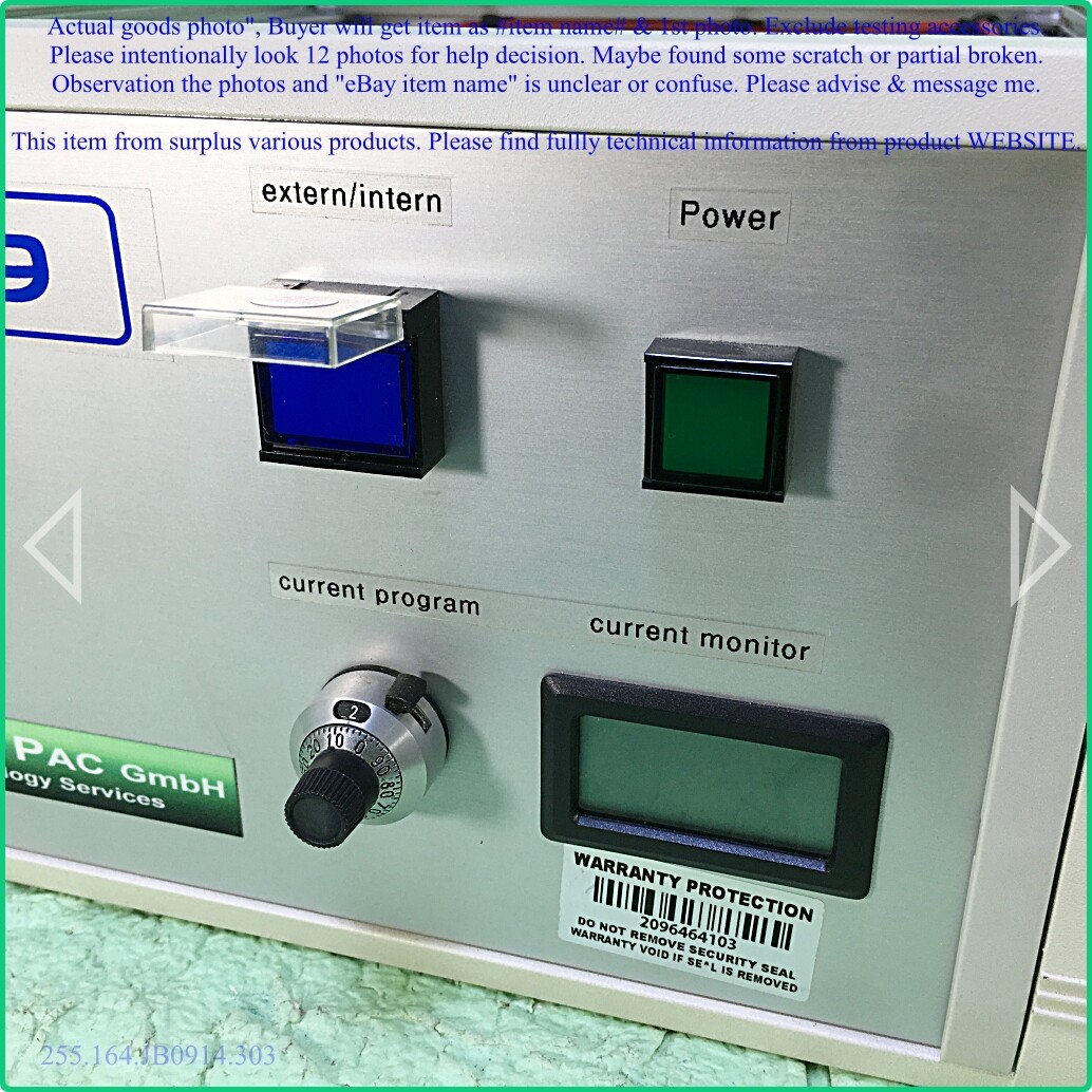 SMART PAC Laser SP9, Lumics LU0940T090 Laser Supply as photo, sn:0754 ...