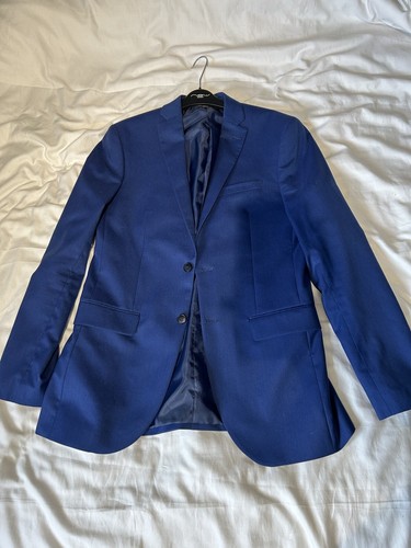Marks & Spencer - M&S - Alfred Brown Autograph England Blue Suit | eBay UK