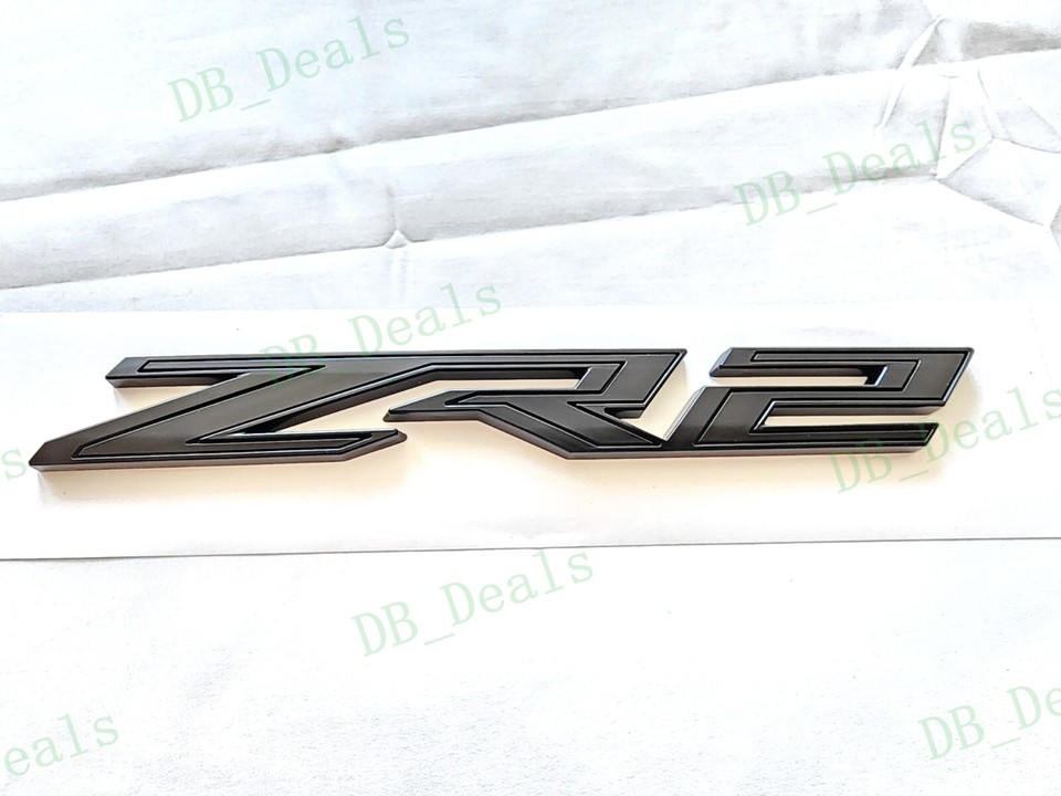 4PCS Matte Black Door Rear Colorado ZR2 Emblems Letters Badges 2023 ...