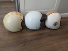 3 Vintage Bell RT Racing Motorcycle Helmet 7 1/4 White, Super Magnum ...