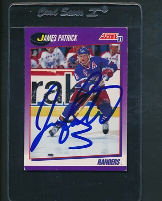 1991/92 Score #230 James Patrick Rangers Signed Auto *B1575 | eBay