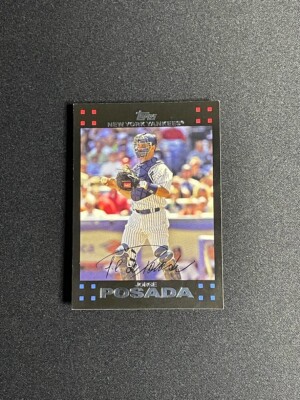 2007 Topps Jorge Posada #NYY13 New York Yankees Baseball Card | eBay