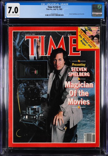 Steven Spielberg Time Magazine First Cover July 15 1985 CGC 7.0 ...