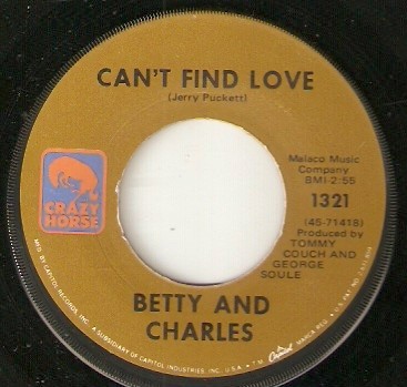 Betty And Charles - Can't Find Love / Somebody's Foolin' (Where We've ...