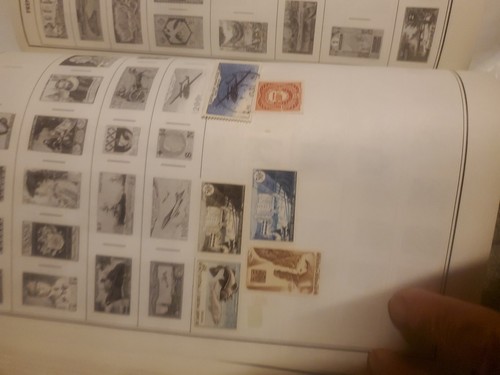 Worldwide Stamp Collection in H.E. Harris Statesman Deluxe Album With ...