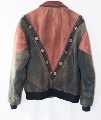 Cripple Creek Faded Red Brown Zip Leather Dual Collar Western Style ...