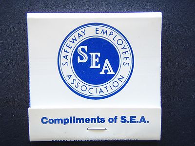 SEA SAFEWAY EMPLOYEES ASSOCIATION MATCHBOOK | eBay Australia