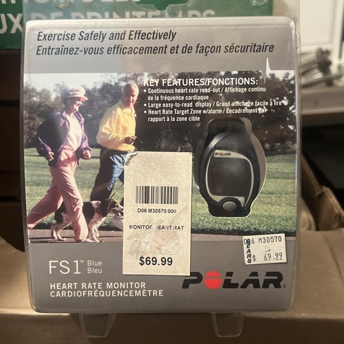 New Polar FS1 Heart Rate Monitor Watch Fitness Digital Watch Dark Blue ...
