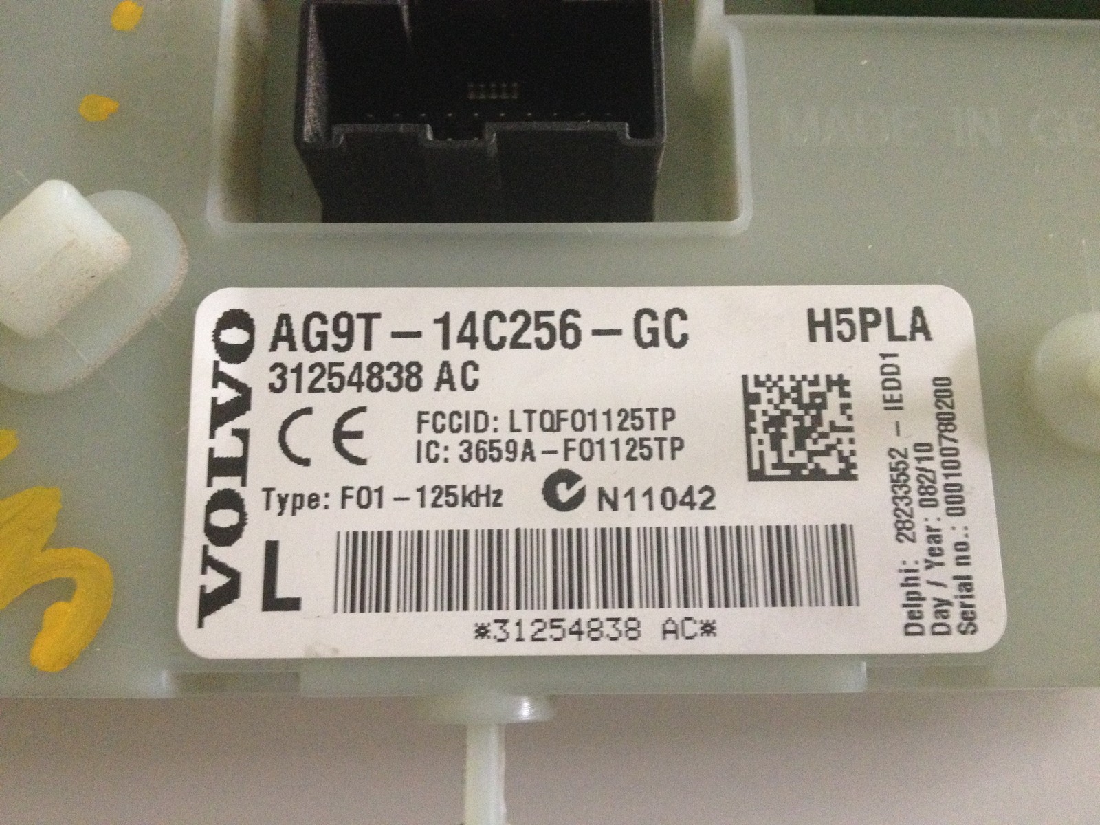 08-15 VOLVO S80 BCM/CCM BODY CONTROL MODULE AND FUSE BOX 31254838 AC | eBay