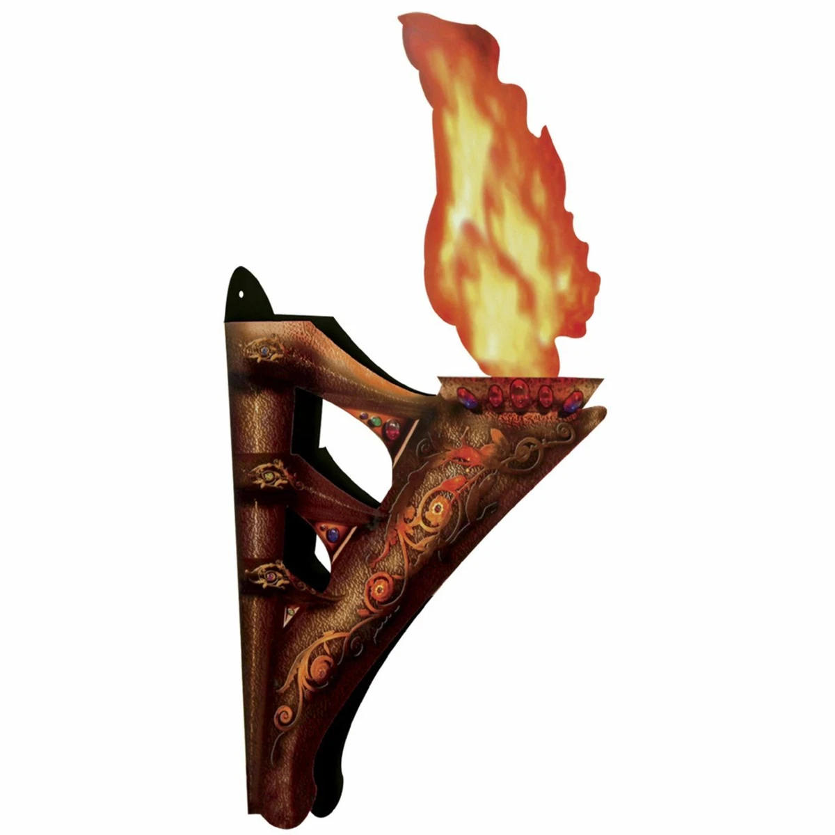 Fire Torch On Wall