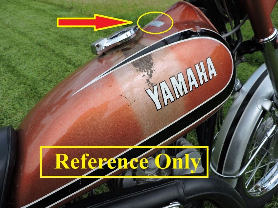 1972 - 1973 Yamaha RT2 RT3 360cc Tank Decompression Valve Warning Decal ...