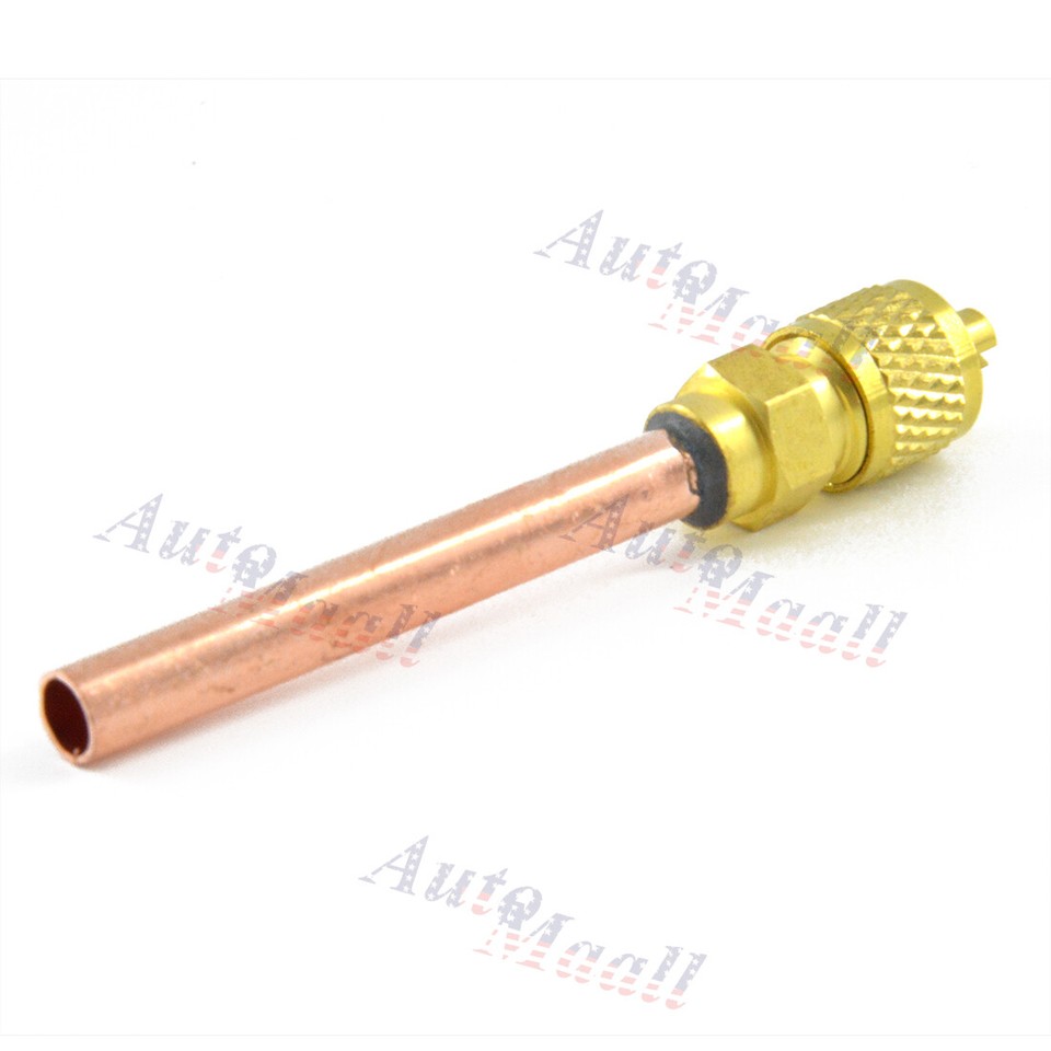 10pc Service Access Valve 1/4" SAE *1/4 OD *2.75" Stem Core AC ...