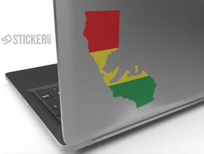 Cali Bear Rasta Sticker Decal California [ 420 drift race slammed tuner ...