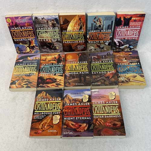 Lot 13 James Axler Outlanders Post apocalyptic Sci-Fi Paperbacks | eBay
