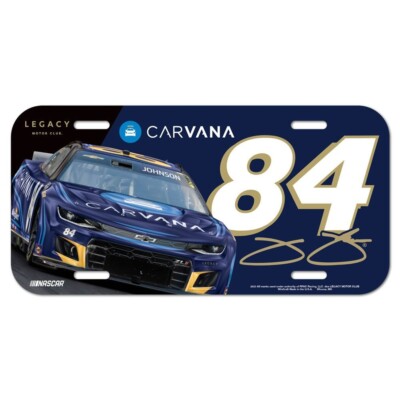 JIMMIE JOHNSON #84 CARVANA 6"x12" LICENSE PLATE CAR NEW WINCRAFT 🏁 | eBay