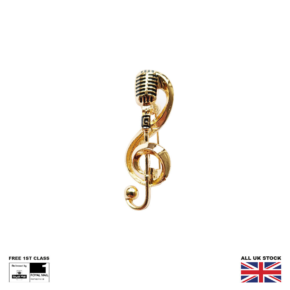 Music Microphone Treble Clef