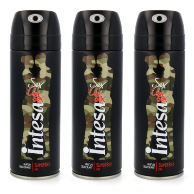 3x intesa unisex Z4 SUPERSEX deo body spray parfüm Deodorant 125ml aus ...