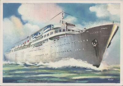 Postcard Ship T/N Lucania Venezuela + Central America | eBay