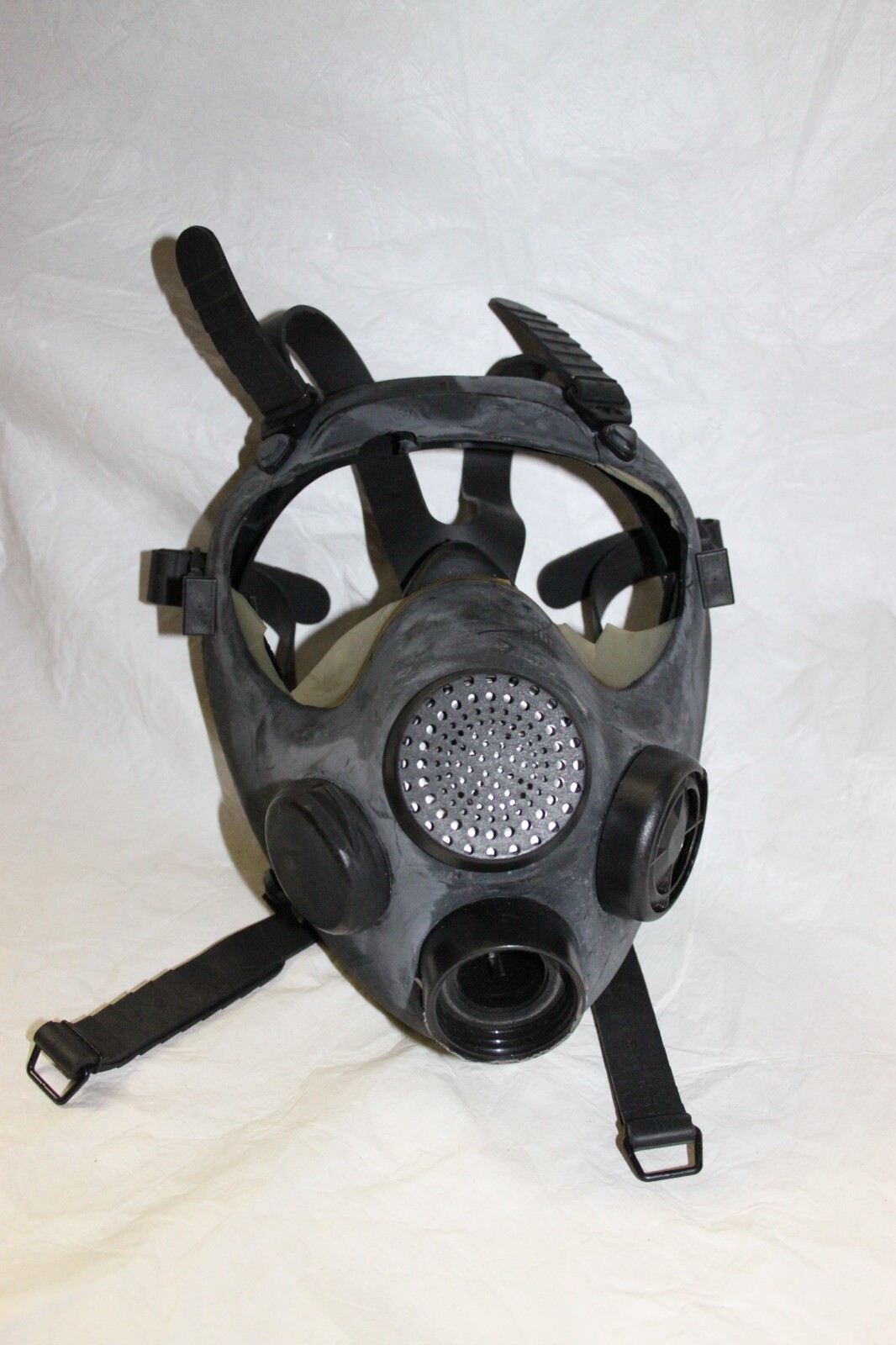 DAMAGED-HALLOWEEN MP5 Polish Gas Mask Takes 40mm NATO Filter Sz X-LARGE ...