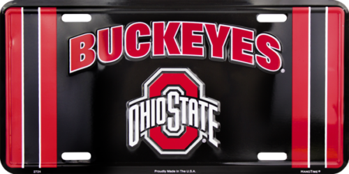 OHIO STATE BUCKEYES CAR TRUCK TAG LICENSE PLATE OHIO STATE BUCKEYES ...