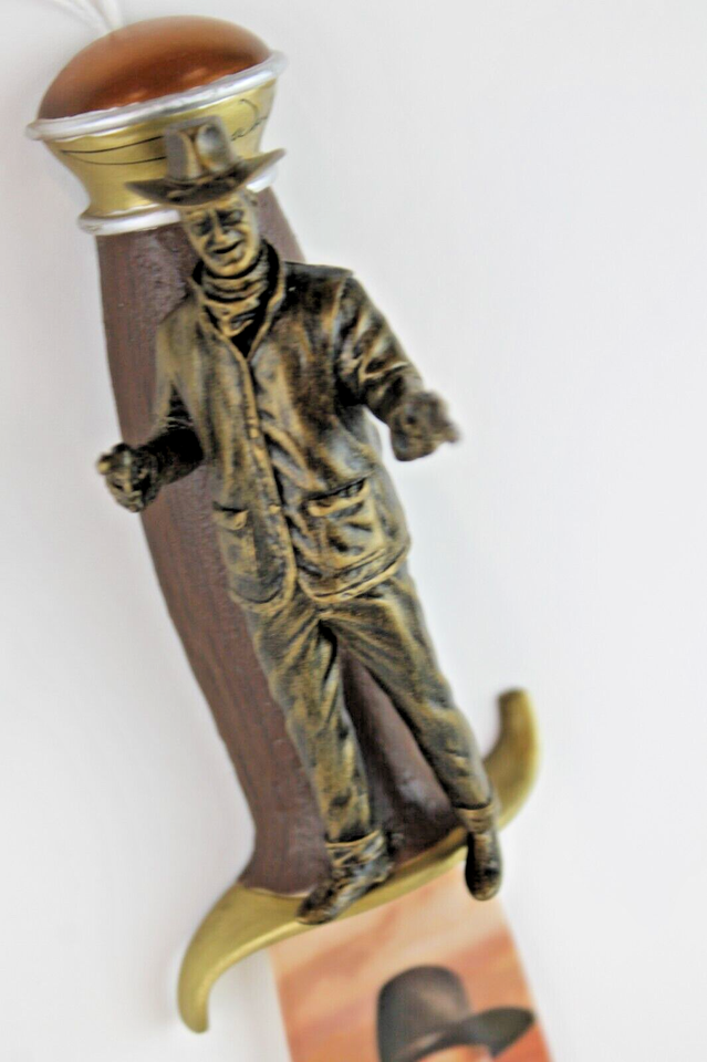 Bradford Exchange John Wayne "The Gunslinger" Replica Knife Plaque COA ...
