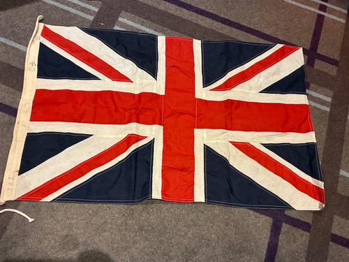 ORIGINAL WW2 British Army Union Jack FLAG, dated 1942 | eBay UK